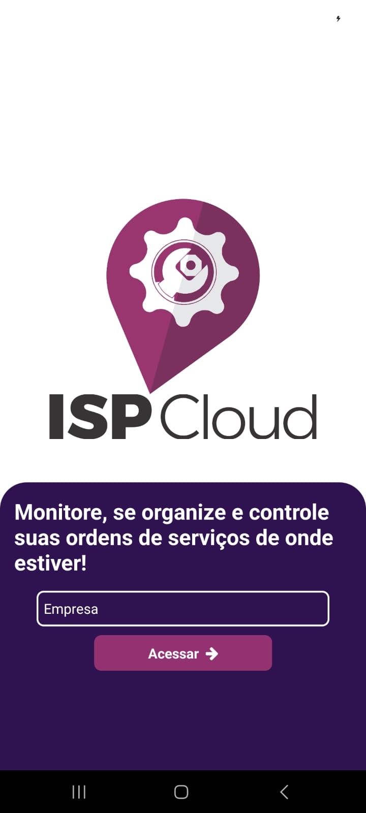 Aplicativo para os técnicos - ISPCLOUD